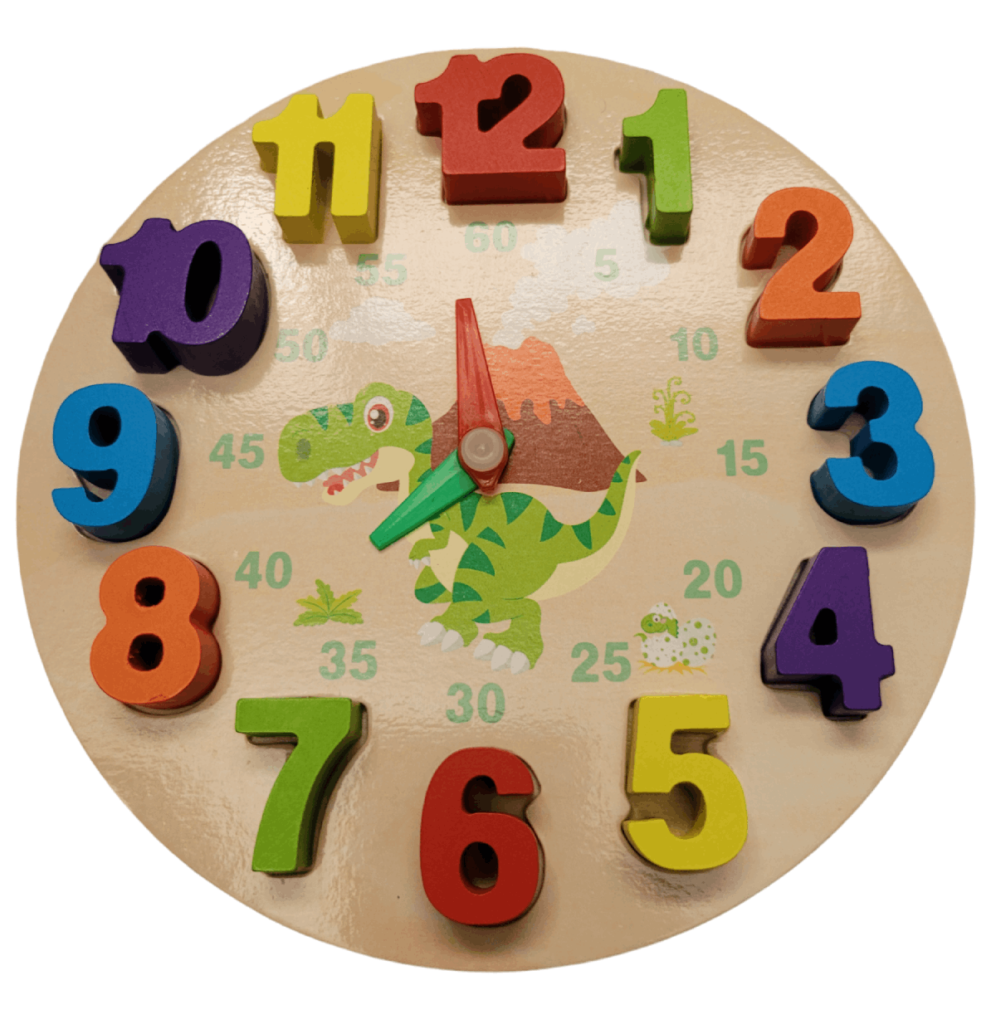 Reloj Didáctico en Madera Montessori - Oferta Directa